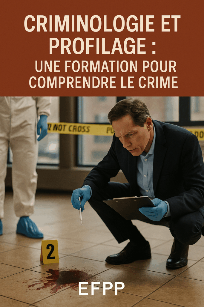Formation Criminologie et profilage : une formation pour comprendre le ...